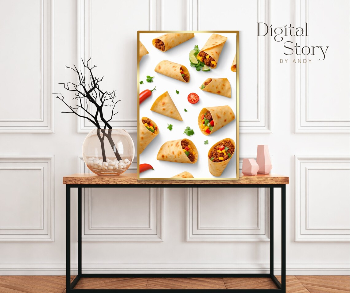 Fried Burritos Poster - Etsy