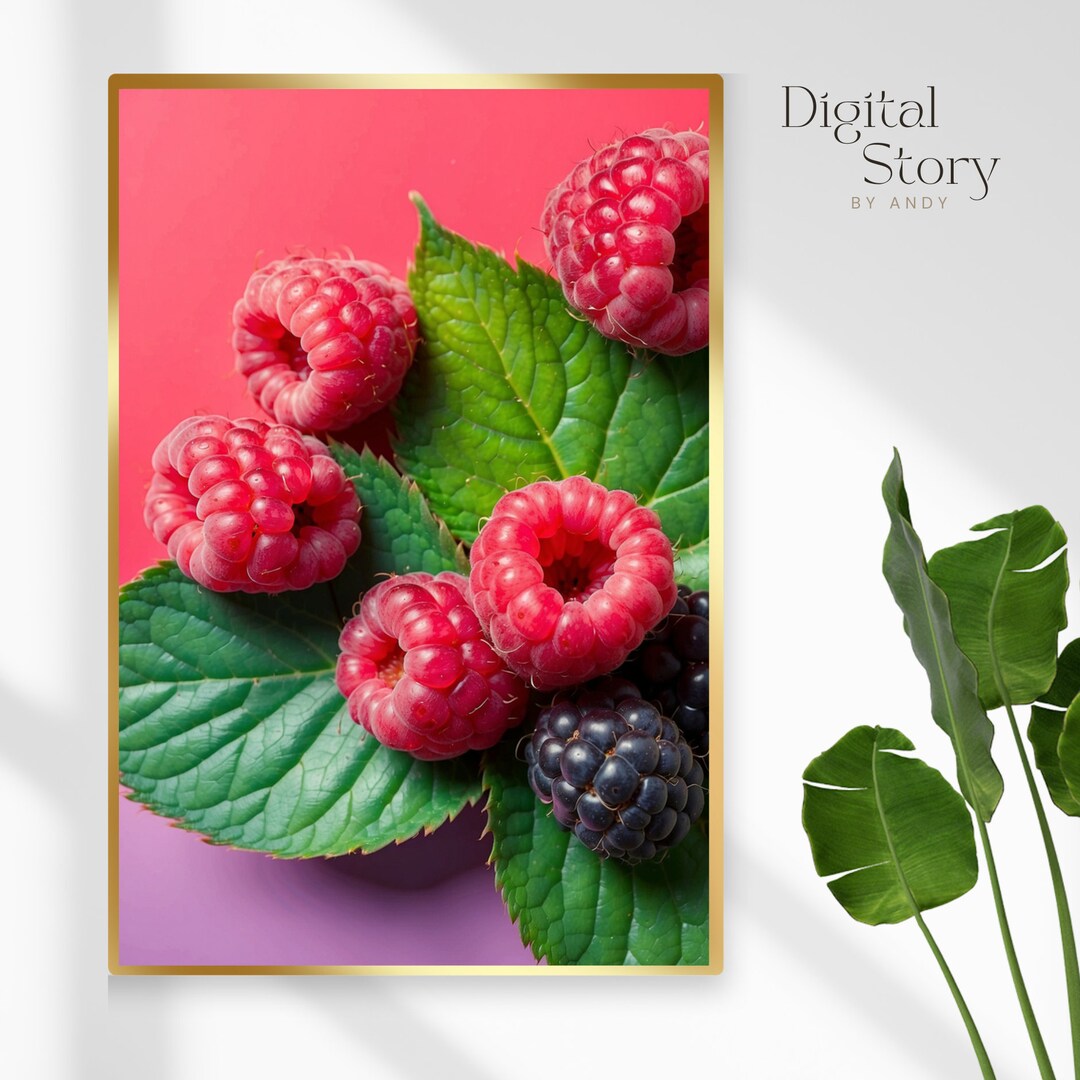 Purple Raspberries - Etsy