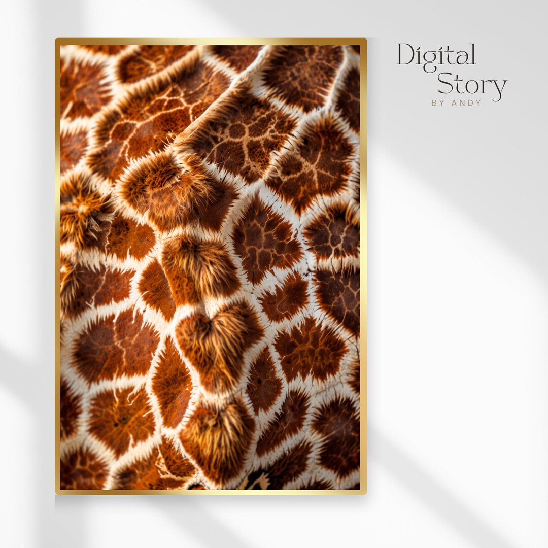 Zoom Giraffe Fur - Etsy