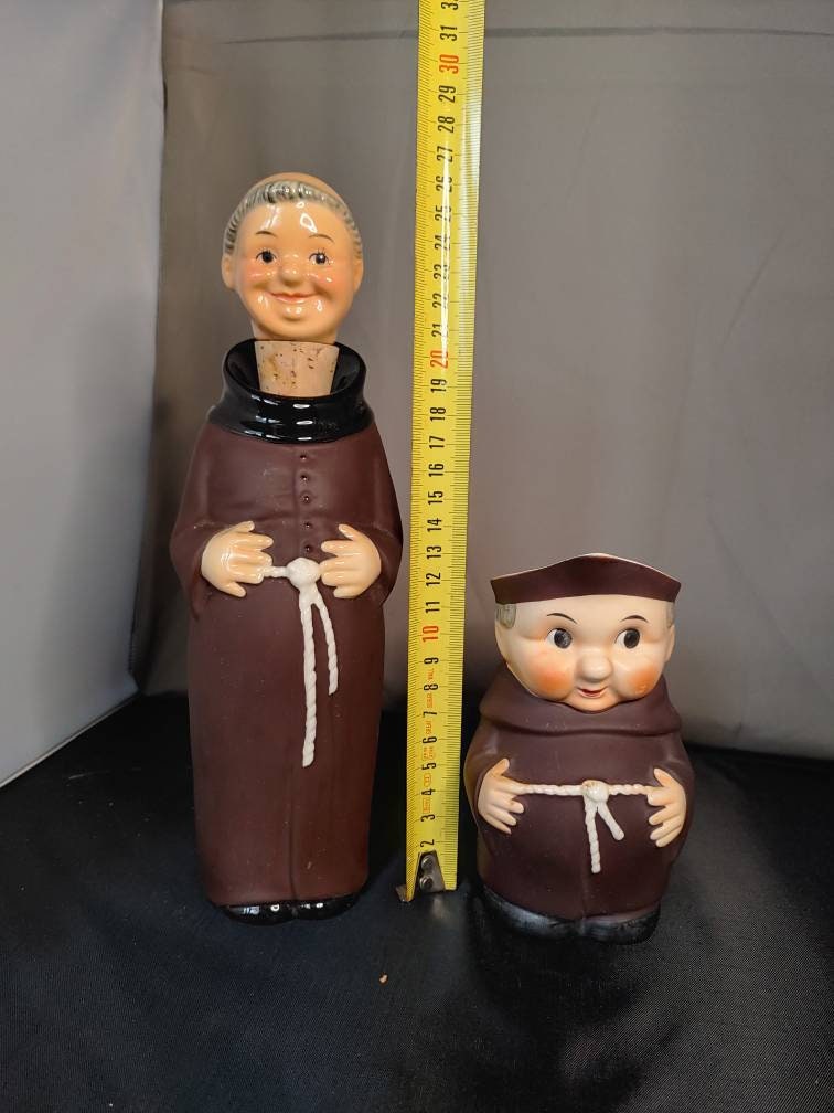 Vintage Goebel Frair Tuck Monk Decanter and Goebel Frair Tuck Monk ...