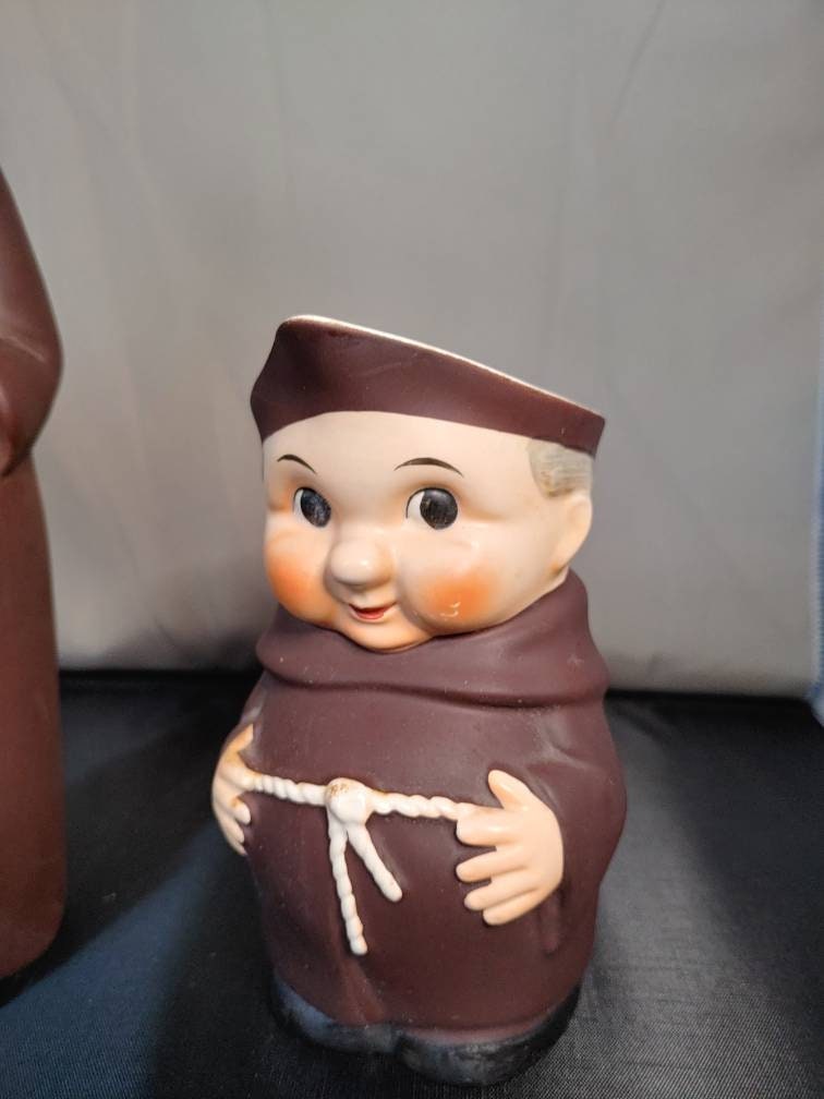 Vintage Goebel Frair Tuck Monk Decanter and Goebel Frair Tuck Monk ...