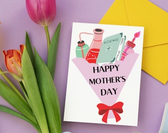 Science Mother's Day Card Womb Biology Humor - Etsy