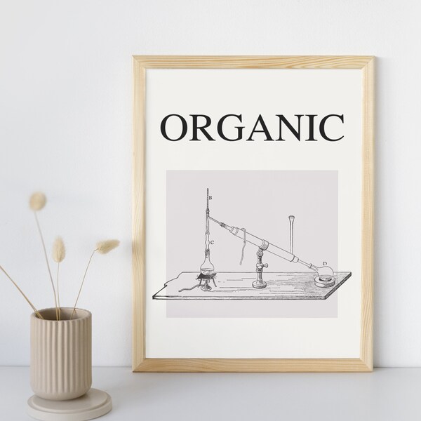 Organic Chemistry Poster - Etsy