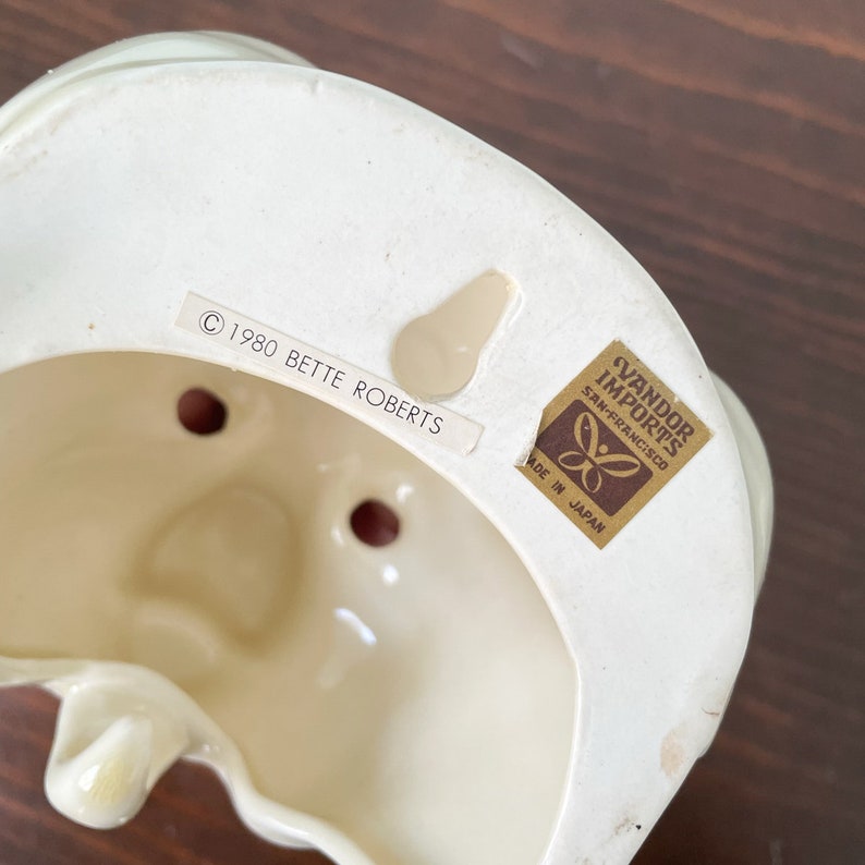 RARE Vintage Ceramic Pig Wall Hook Made in Japan 1980s Oriental Style ...