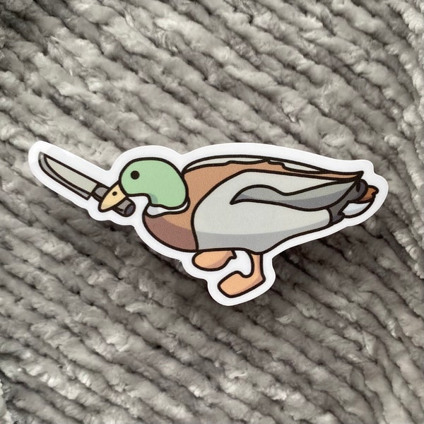 Duck With Knife - Etsy