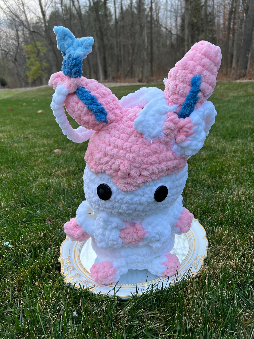 Handmade Sylveon Jumbo Ultra Soft Pokemon Chibi Plush - Etsy