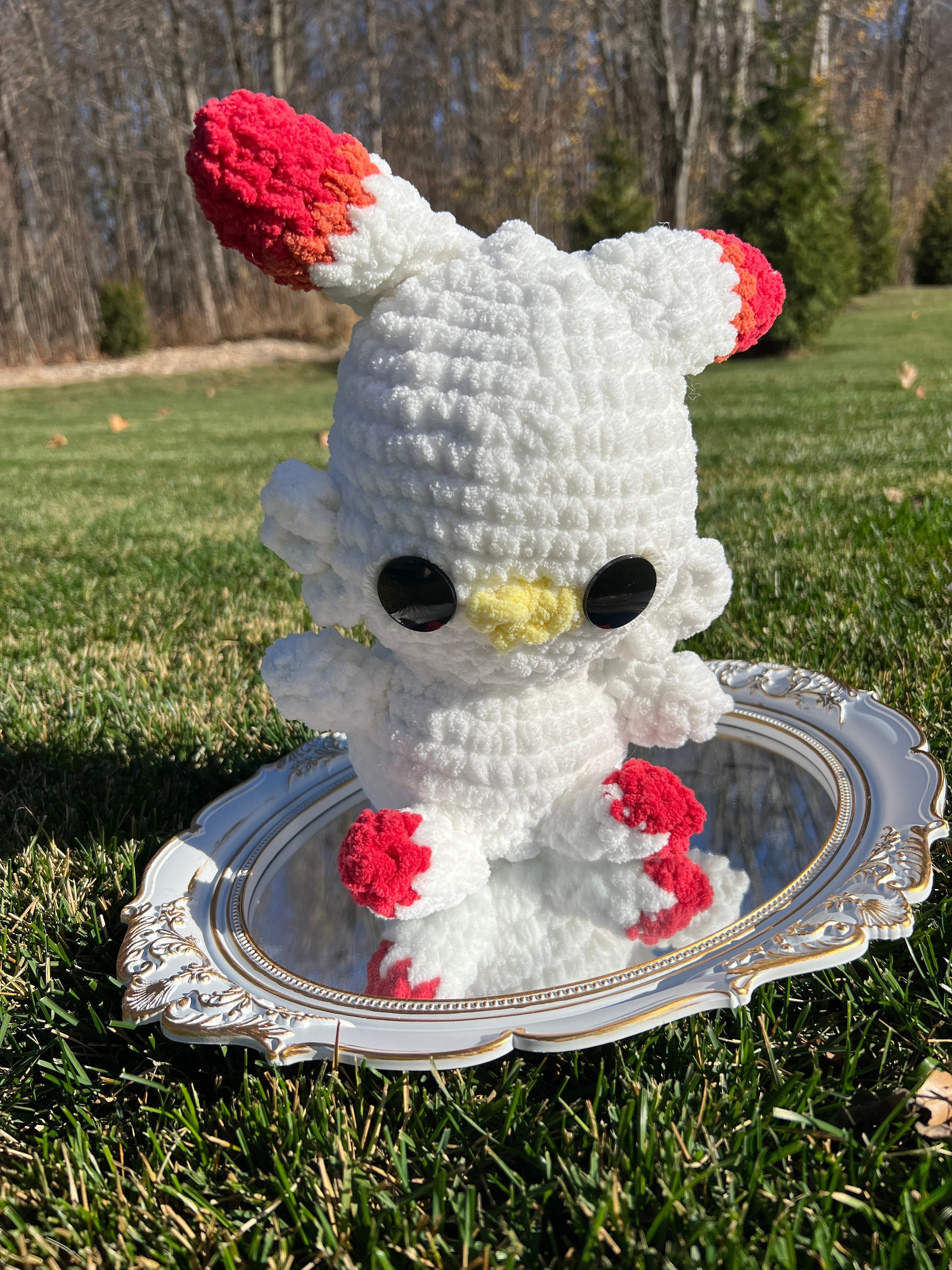 Handmade Scorbunny Pokemon Soft Chibi Plush - Etsy