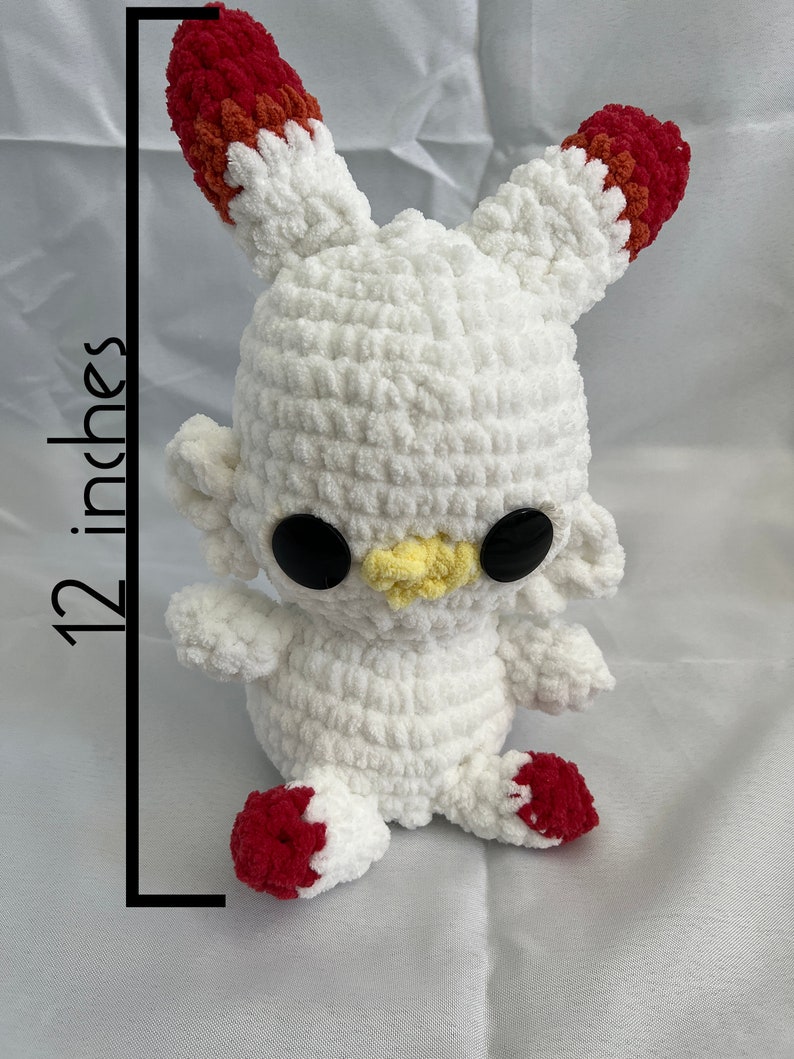 Handmade Scorbunny Pokemon Soft Chibi Plush - Etsy