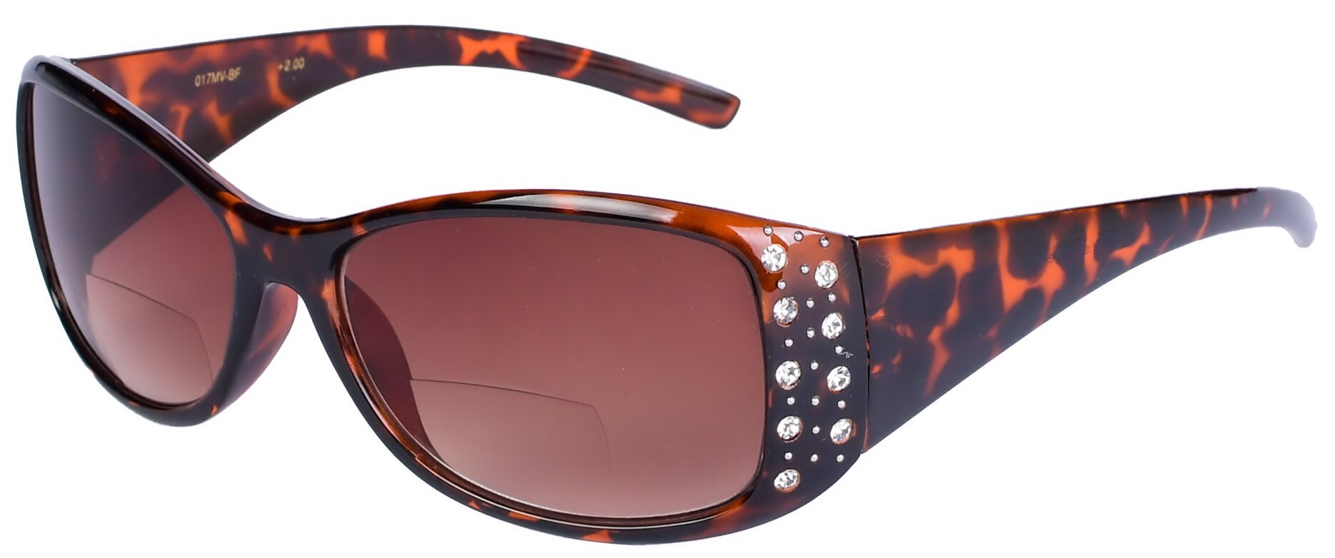 2 Pair of Women’s Designer Bifocal Reading Sunglasses With Rhinestones ...
