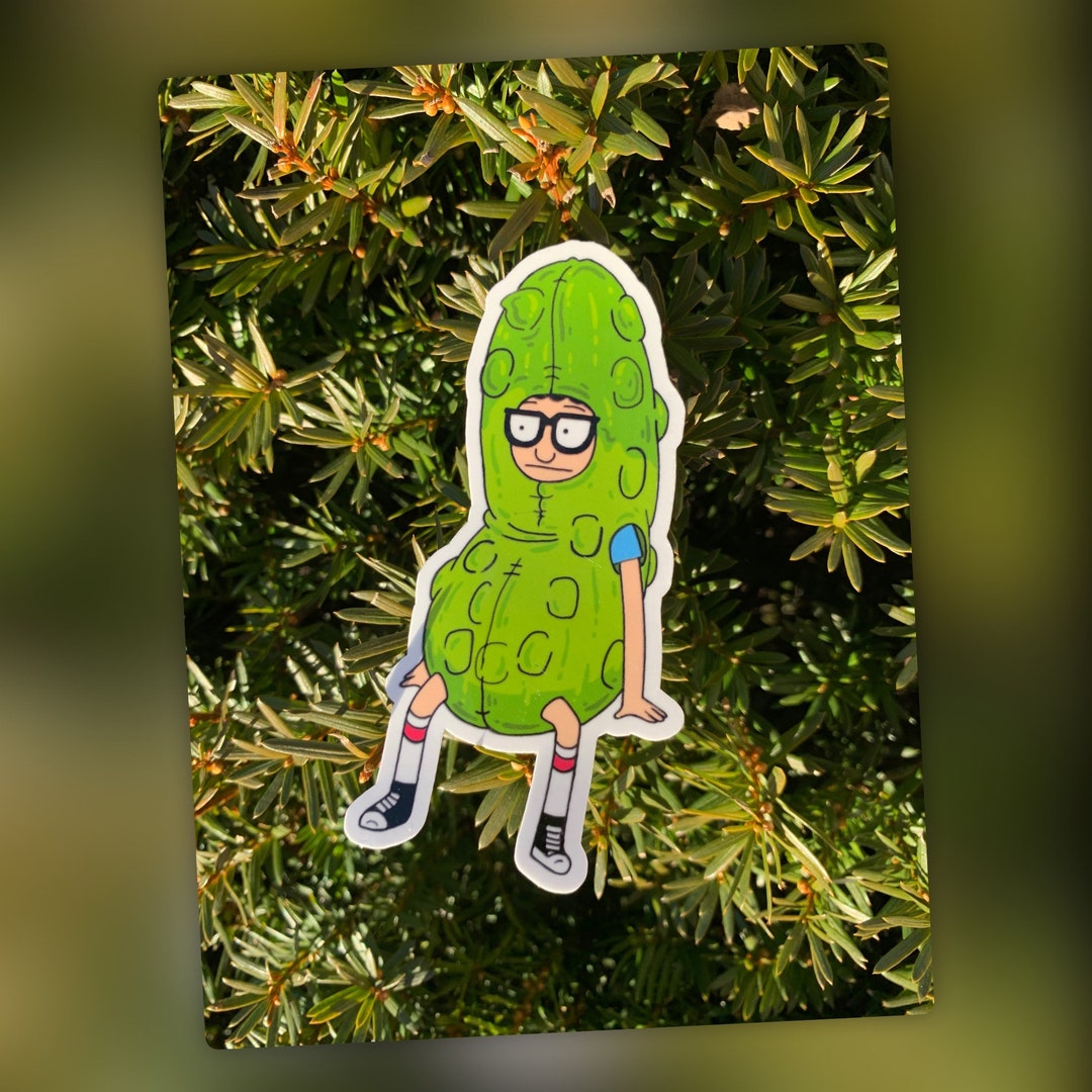 Tina Belcher Pickle Sticker - Bob's Burgers Sticker - Etsy