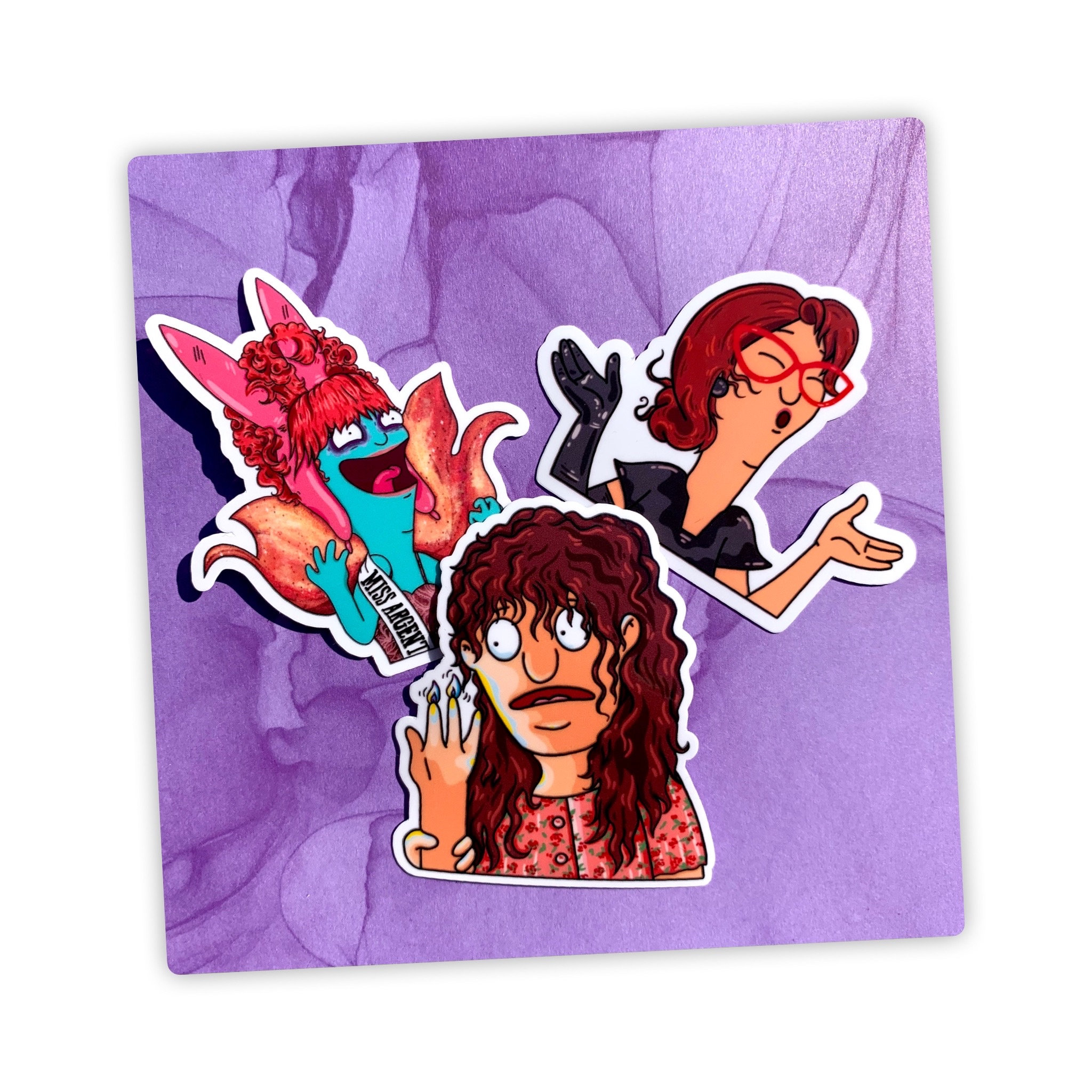 Beetlejuice Stickers - Bobs Burgers Inspired Stickers - Etsy