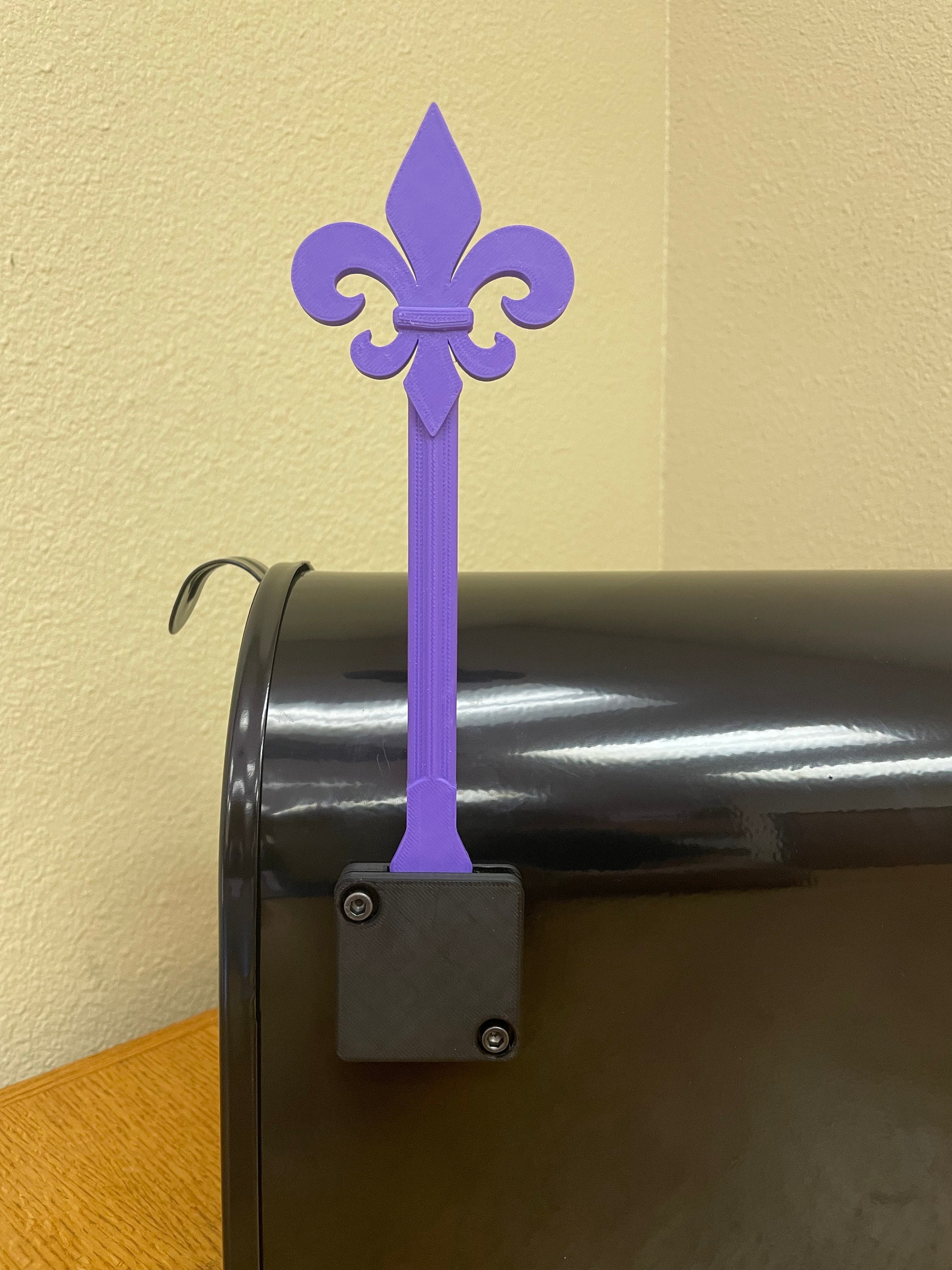Fleur Di Lis Mail Box Flag Mardi Gras - Etsy