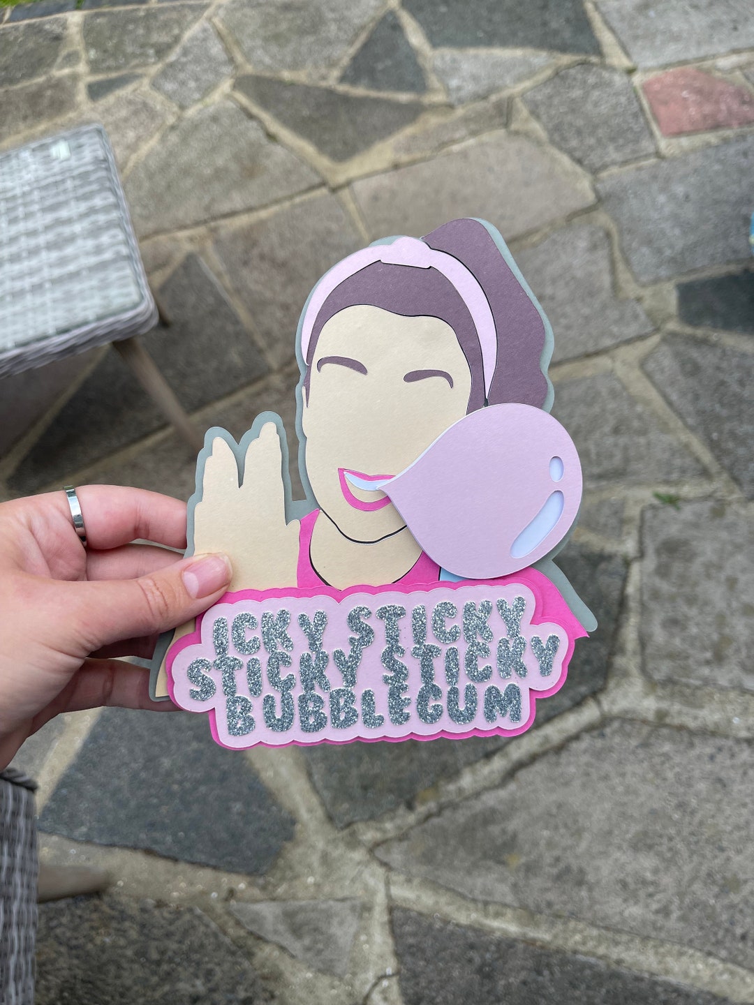 Sra. Rachel 3D Cake Topper / Birthday Cake Topper / Bubblegum - Etsy México