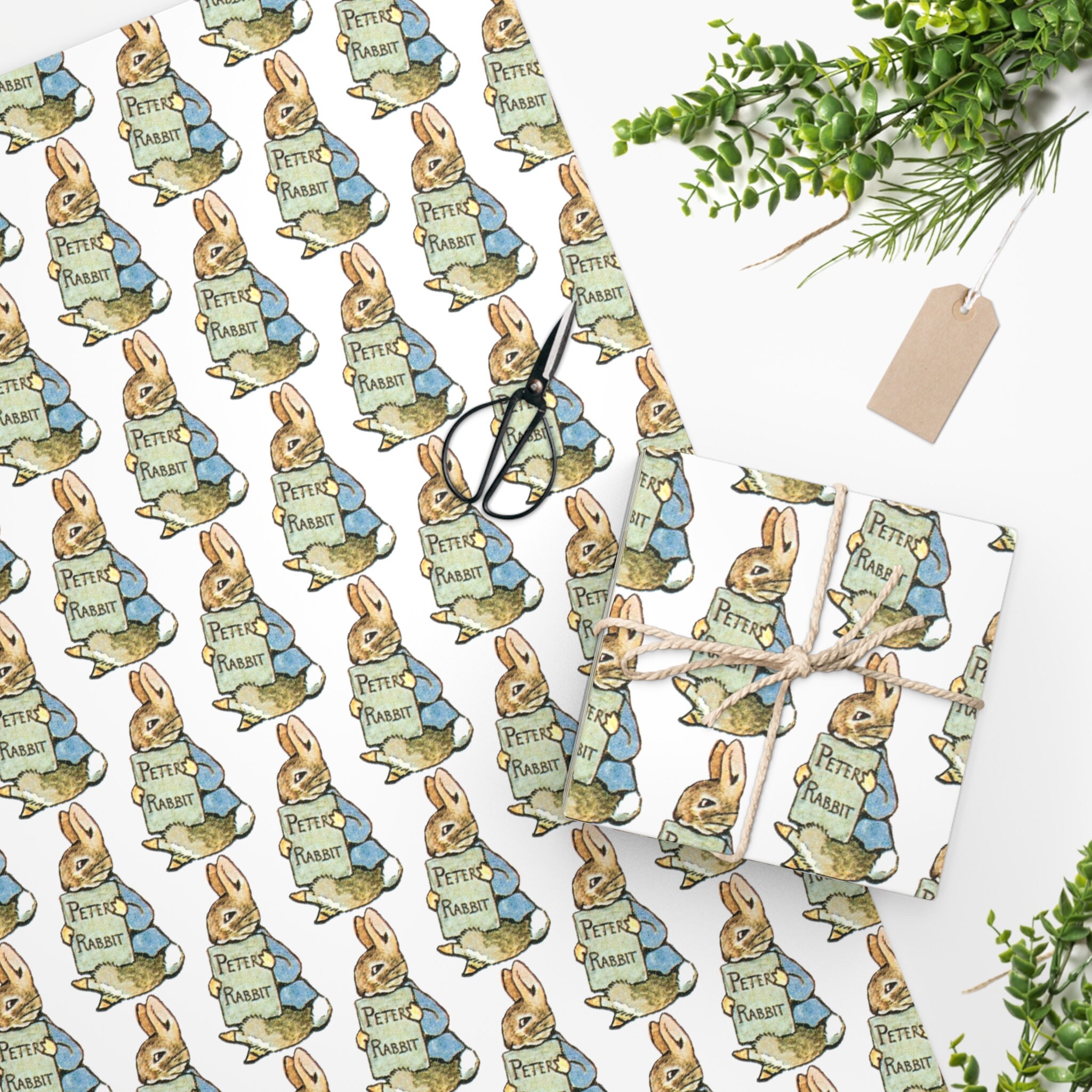 Beatrix Potter Peter Rabbit Gift Wrapping Paper - Etsy