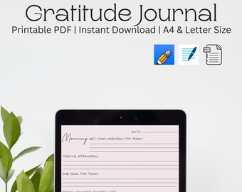 Digital Gratitude Journal - Etsy