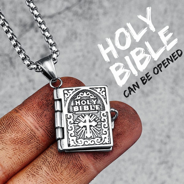 Holy Bible Pendant - Etsy