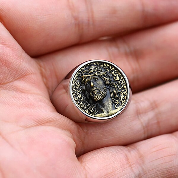 Jesus Ring - Etsy