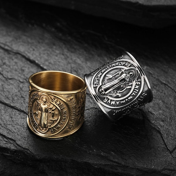 Saint Benedict Ring - Etsy