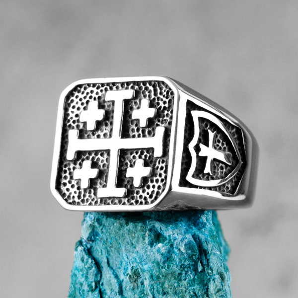 Cross Ring - Etsy