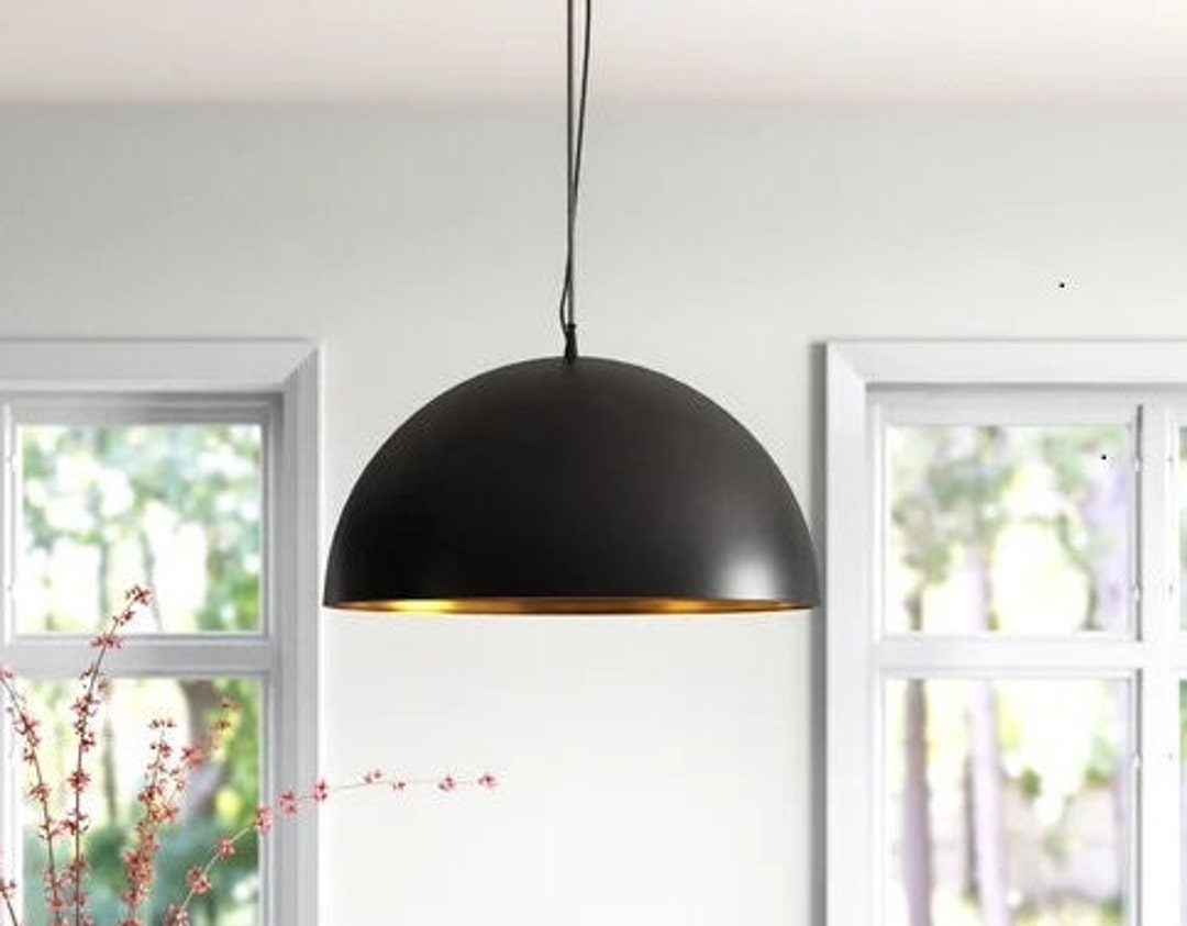 Large Kitchen Island Hanging Dome Pendant Pendant Light ,home Decor ...