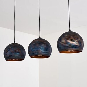 3 PCS Lights Rust Industrial Farmhouse Pendant Light Hanging - Etsy