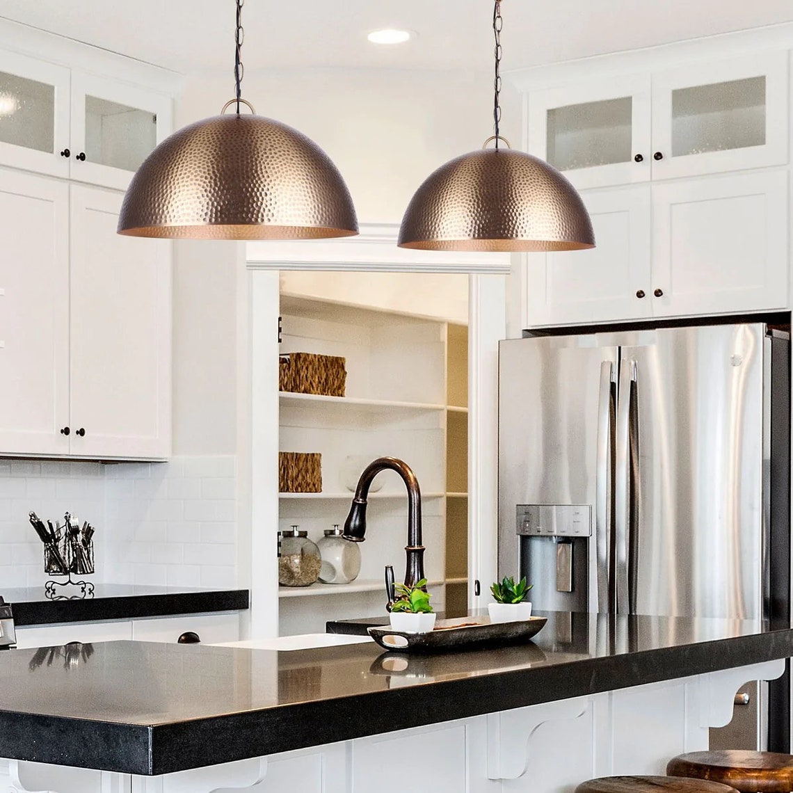 3 PCS Lights Rust Industrial Farmhouse Pendant Light Hanging - Etsy