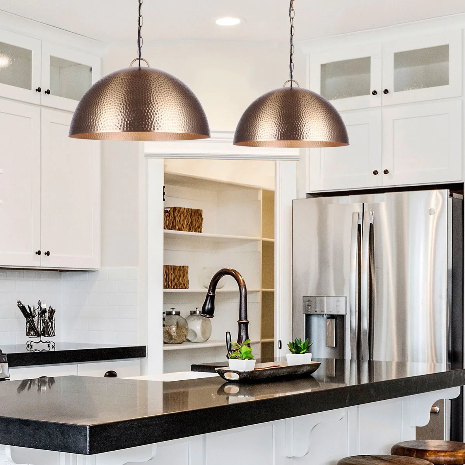 3 PCS Lights Rust Industrial Farmhouse Pendant Light Hanging - Etsy