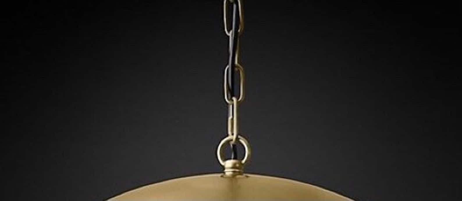 Brass Dome Pendant Light dome Pendant Lamp Brass Kitchen - Etsy