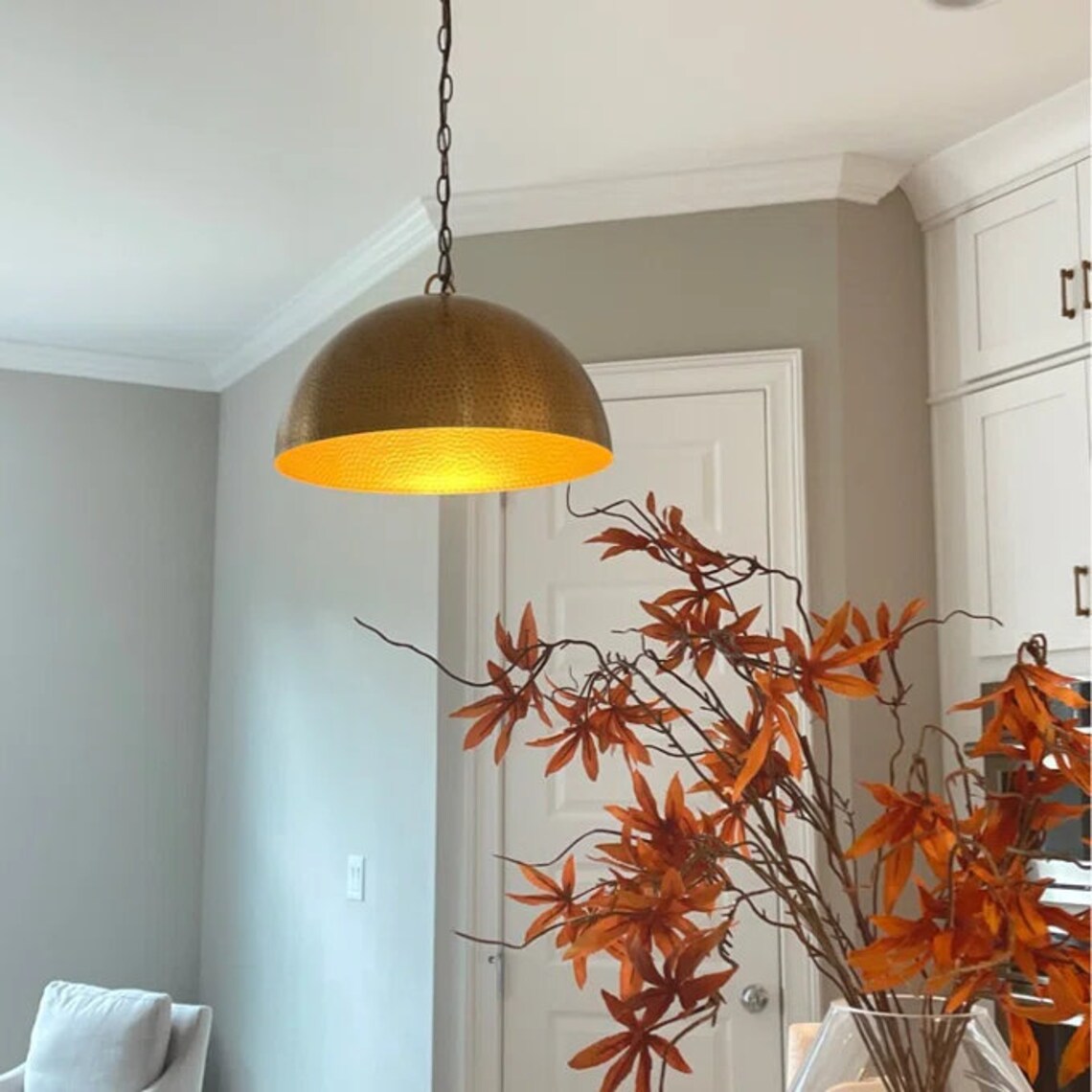 3 PCS Lights Rust Industrial Farmhouse Pendant Light Hanging - Etsy