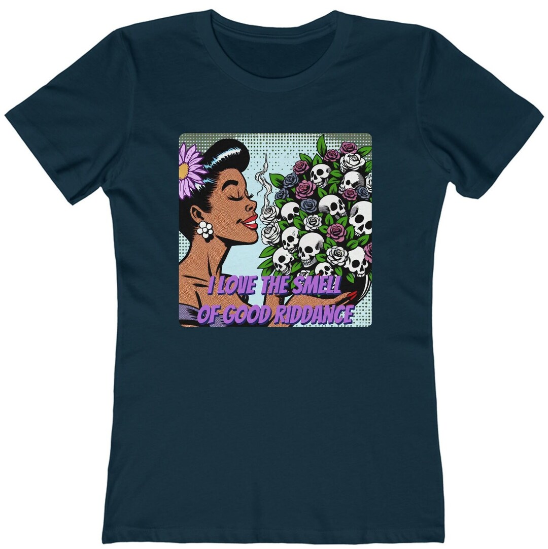 Good Riddance Tee Boy Bye Shirt Comic Style Funny Tee for Her Breakup ...