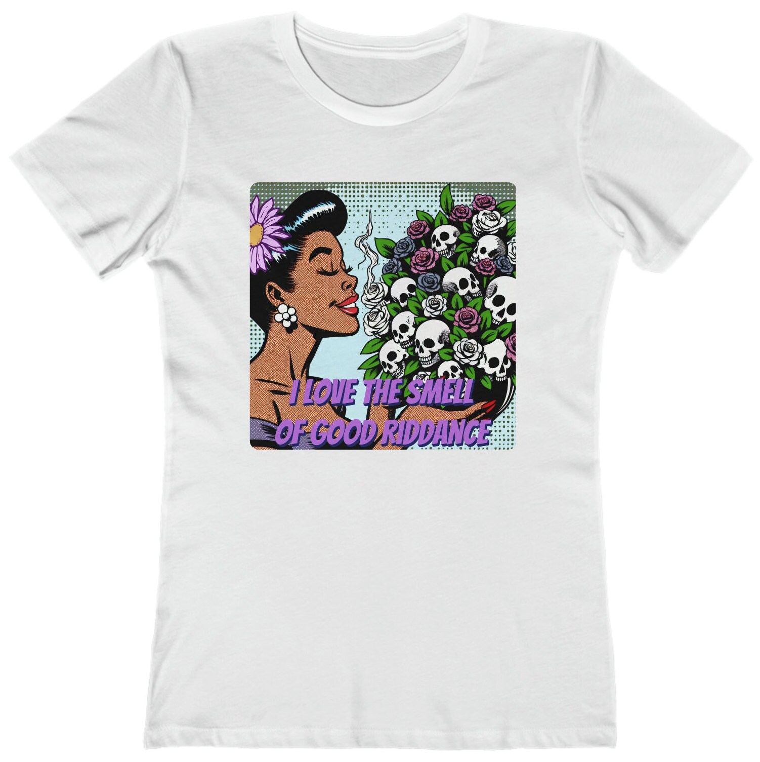Good Riddance Tee Boy Bye Shirt Comic Style Funny Tee for Her Breakup ...
