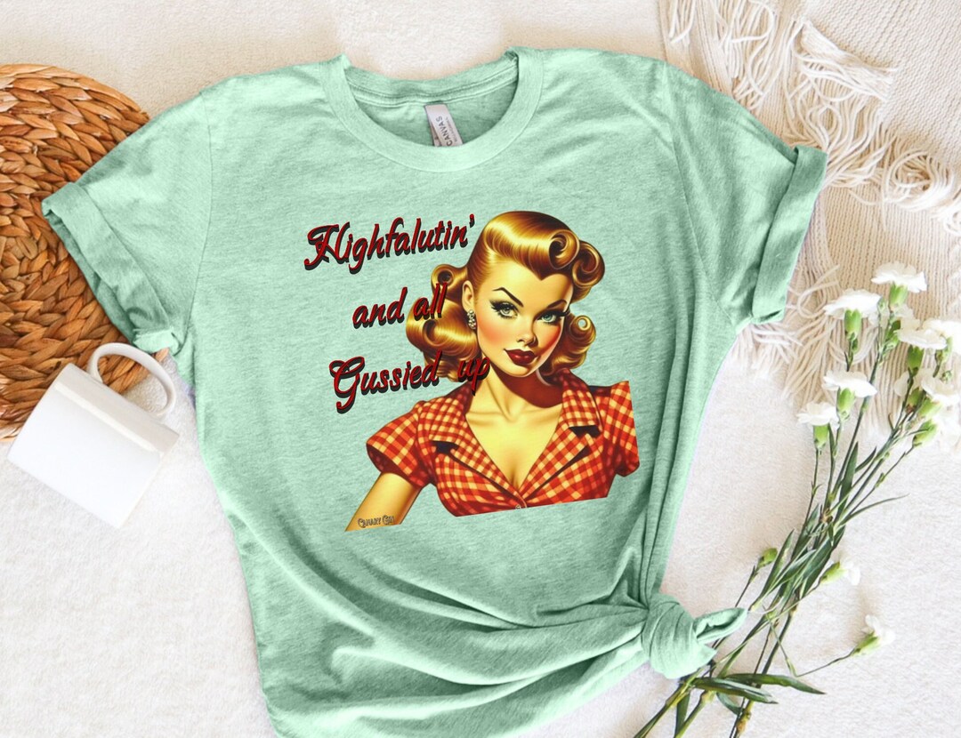 Pinup Shirt Pinup Retro Shirt Pinup Girl Shirt Southern - Etsy