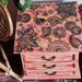 Sunset Trapezoid Drawer Unit With Eastern Hand-painted Henna Designs - Etsy
