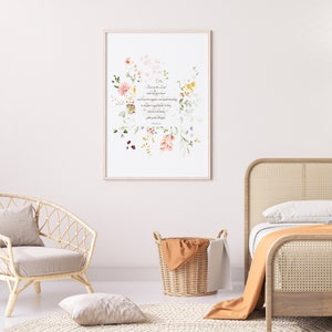 Trust in the Lord Printable Wall Decor | Proverbs 3:5-6 | Christian Art ...