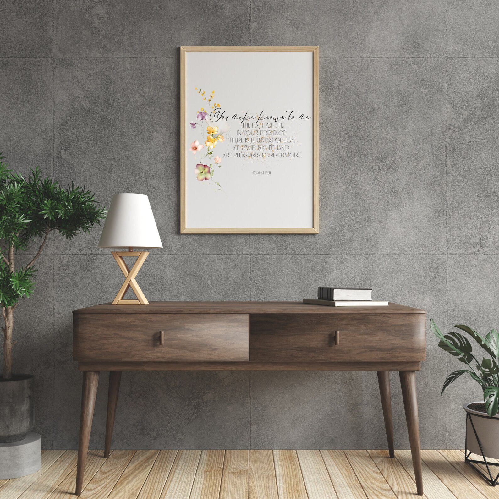 You Make Known Print INSTANT DOWNLOAD Flower Bible Verse - Etsy