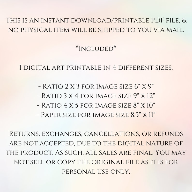 The Blessing Song Lyrics Print | INSTANT DOWNLOAD | Flower Bible Verse ...