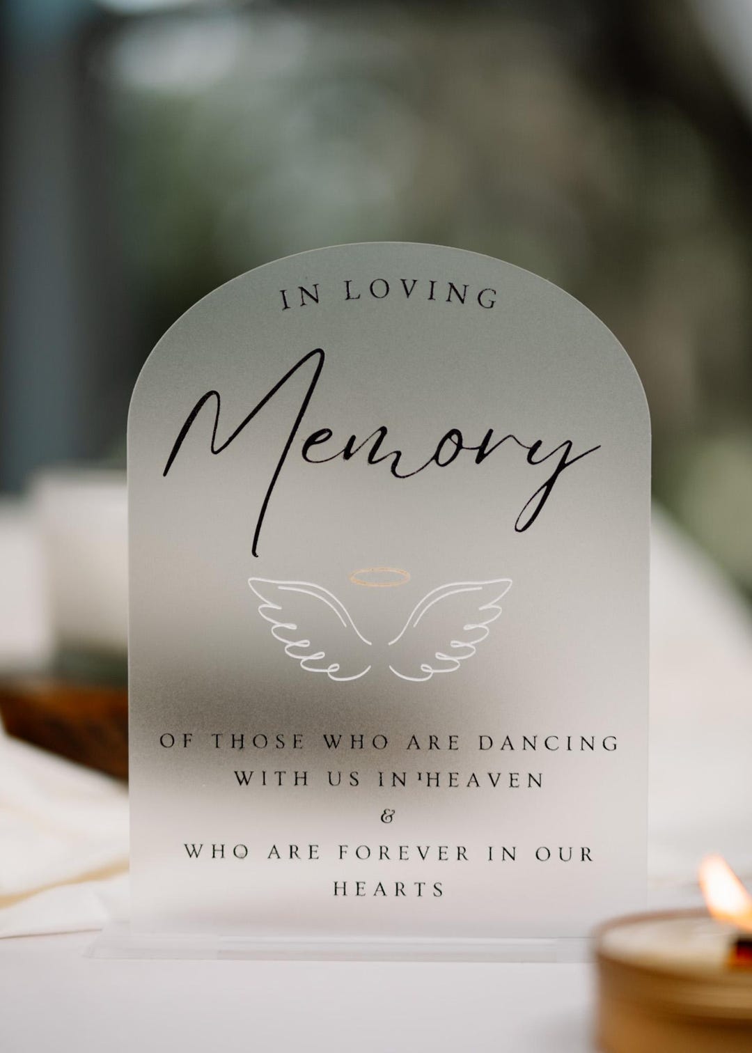 In Loving Memory Sign | in Loving Memory of Those Forever in Our Hearts ...