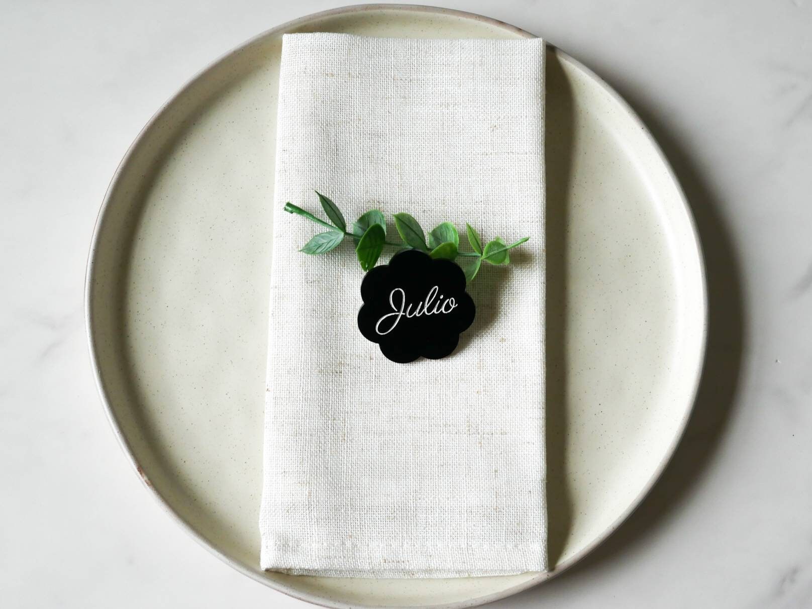 Acrylic Name Plates, Personalized Wedding Place Cards, Baby Shower ...