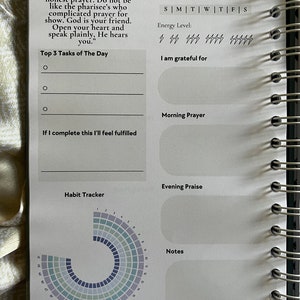 Christian Daily Planner | Prayer Journal | Daily 2025 Planner | Bible ...