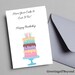 Birthday Cake Card, Printable Digital Download Card, 5x7 Size Card ...