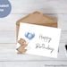 Bear Birthday Card: Printable 7x5 Blank Card (digital Download) - Etsy