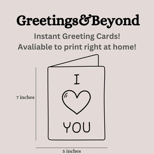 Congratulations Greeting Card, Printable Digital Download Card, 5x7 ...