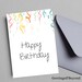 Colorful Confetti Birthday Card: Printable 5x7 Blank Card (digital ...