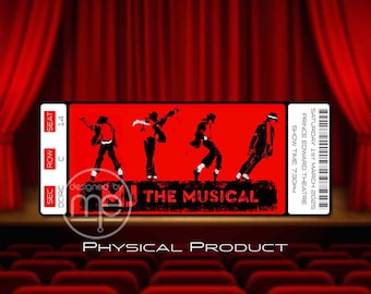 MJ the Musical Theatre Ticket - Surprise Reveal, Gift Card, West End ...