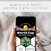 World Cup Birthday Party Invitation Digital Template, World Cup Text ...