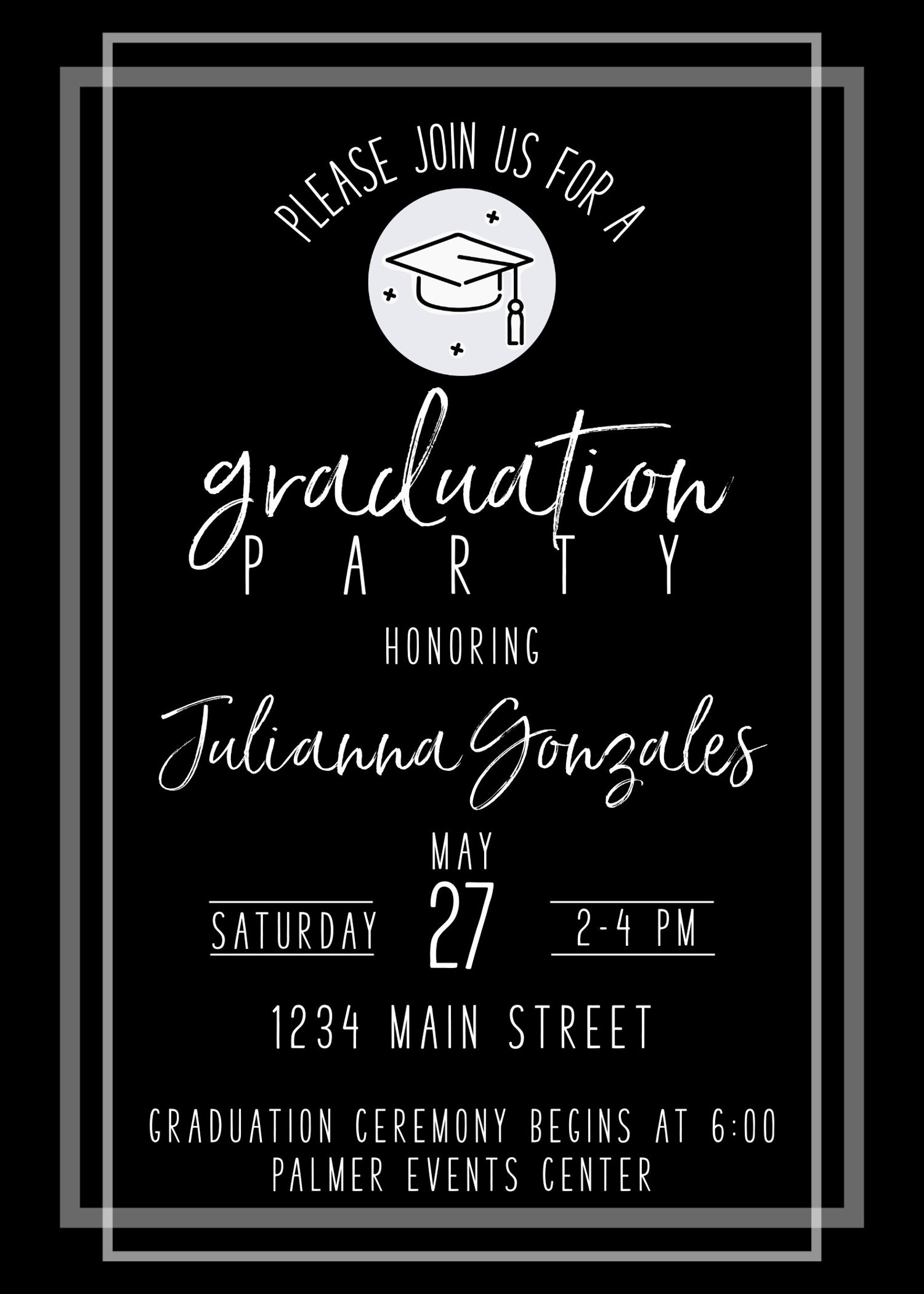 Graduation Announcement, Custom Graduation Cards, Photo Graduation ...