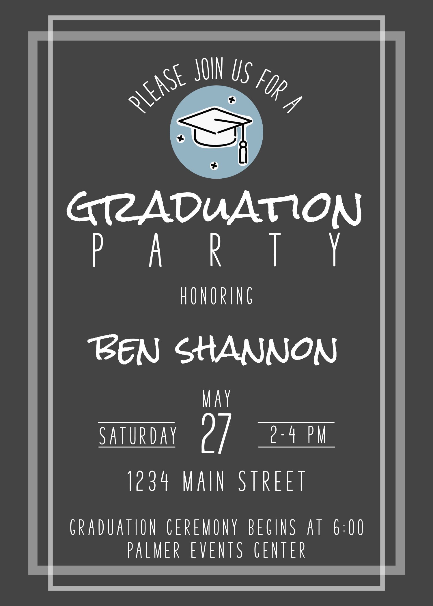 Graduation Announcement, Custom Graduation Cards, Photo Graduation ...