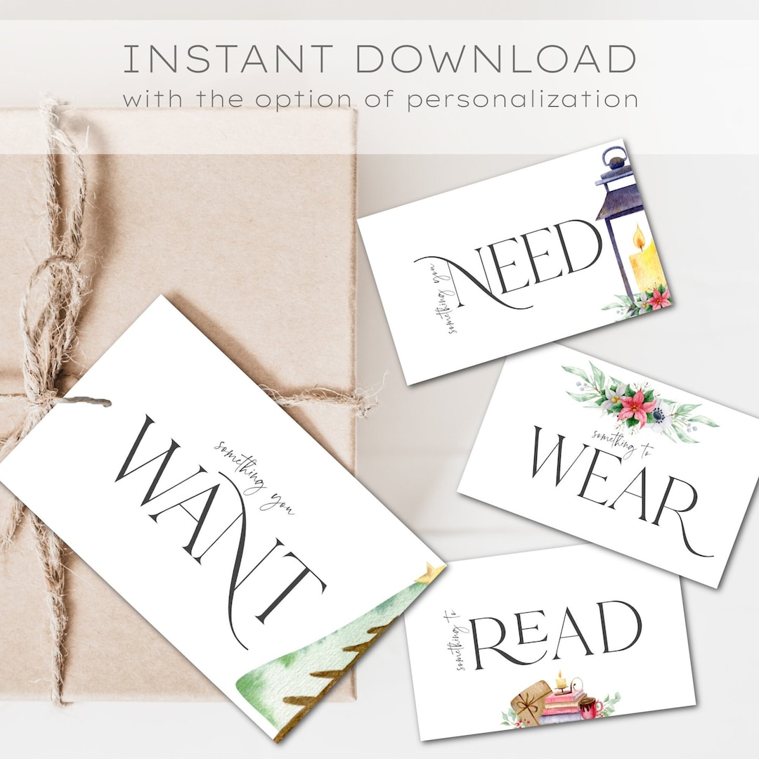 Something You Want, Something You Need, Something to Wear, Something to ...