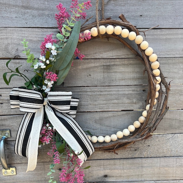 Beaded Wreath - Etsy