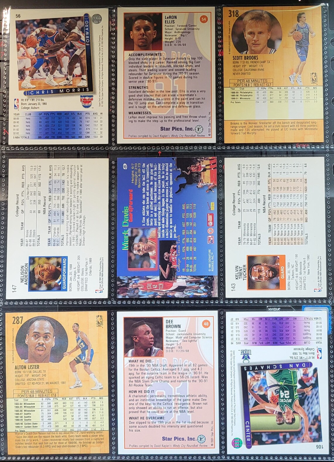 9 Card Protector of Basketball Players Including an Authentically ...